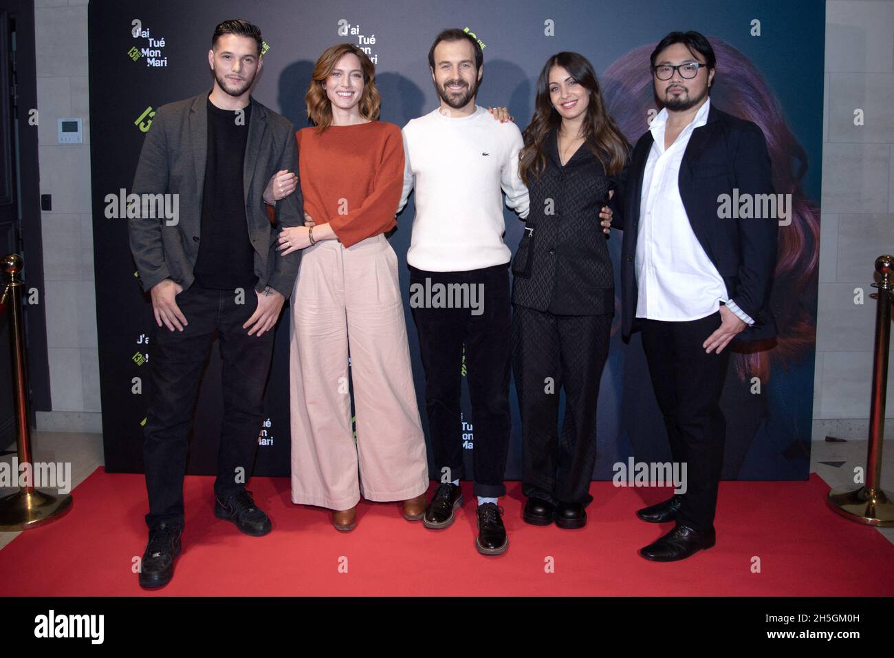 Melan Omerta, Erika Sainte, Antoine Gouy, Hiba Abouk and Christophe Tek ...