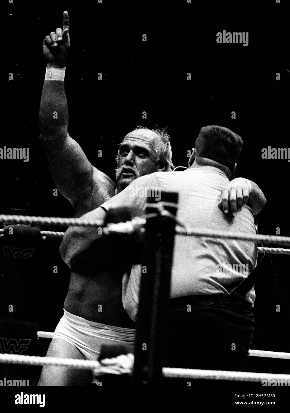 Hulk Hogan Big Boss Man 1987 Photo by John Barrett/PHOTOlink Stock ...