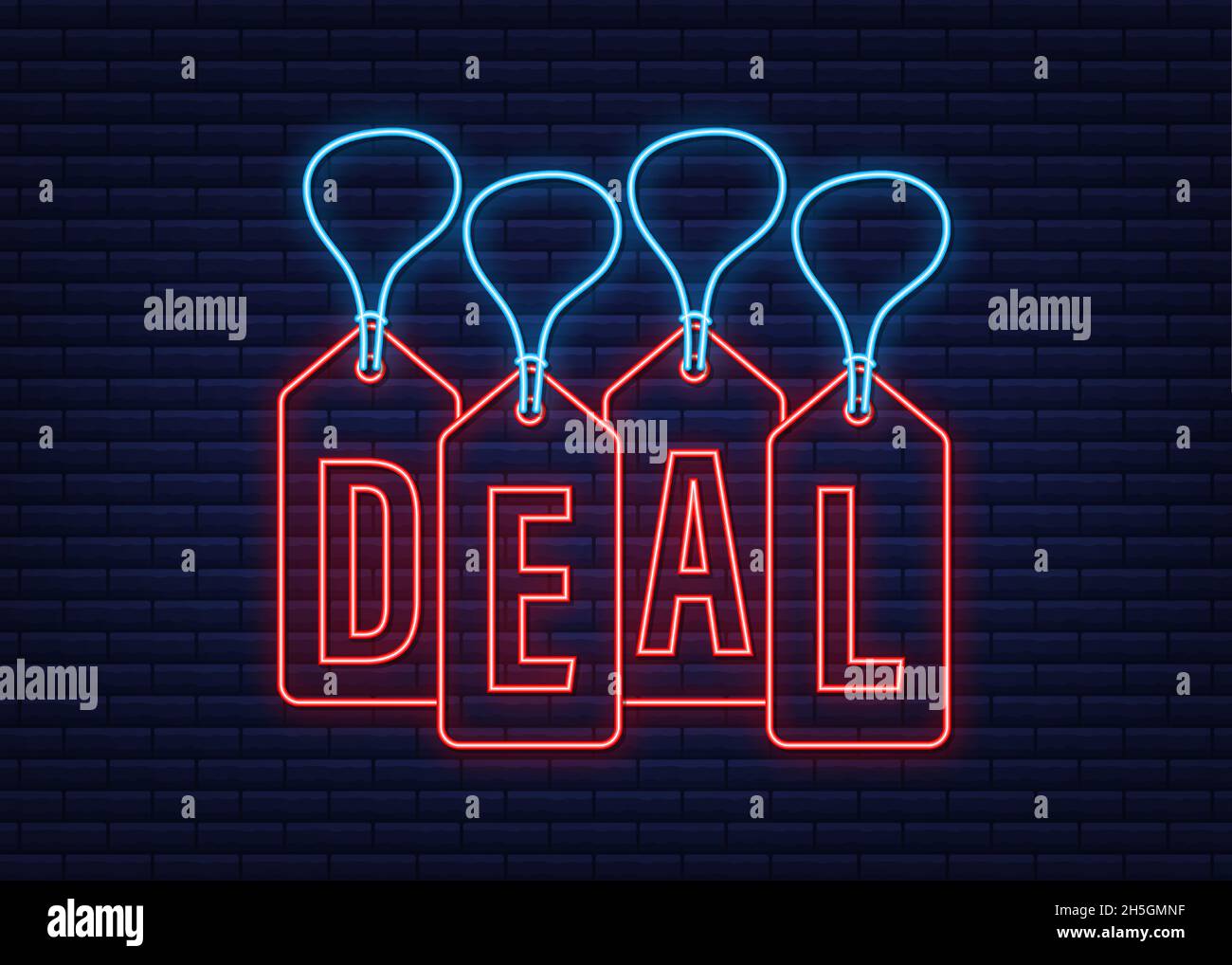 Advert advertisement neon Stock Vector Images - Alamy