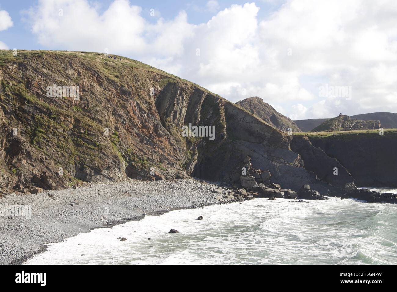 Bideford Quarry skyline Stock Photo - Alamy