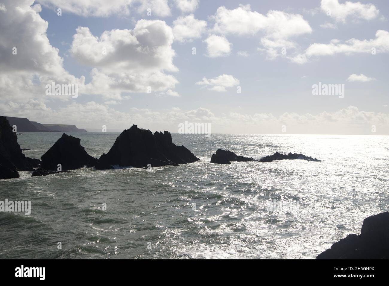 Bideford Quarry skyline Stock Photo - Alamy