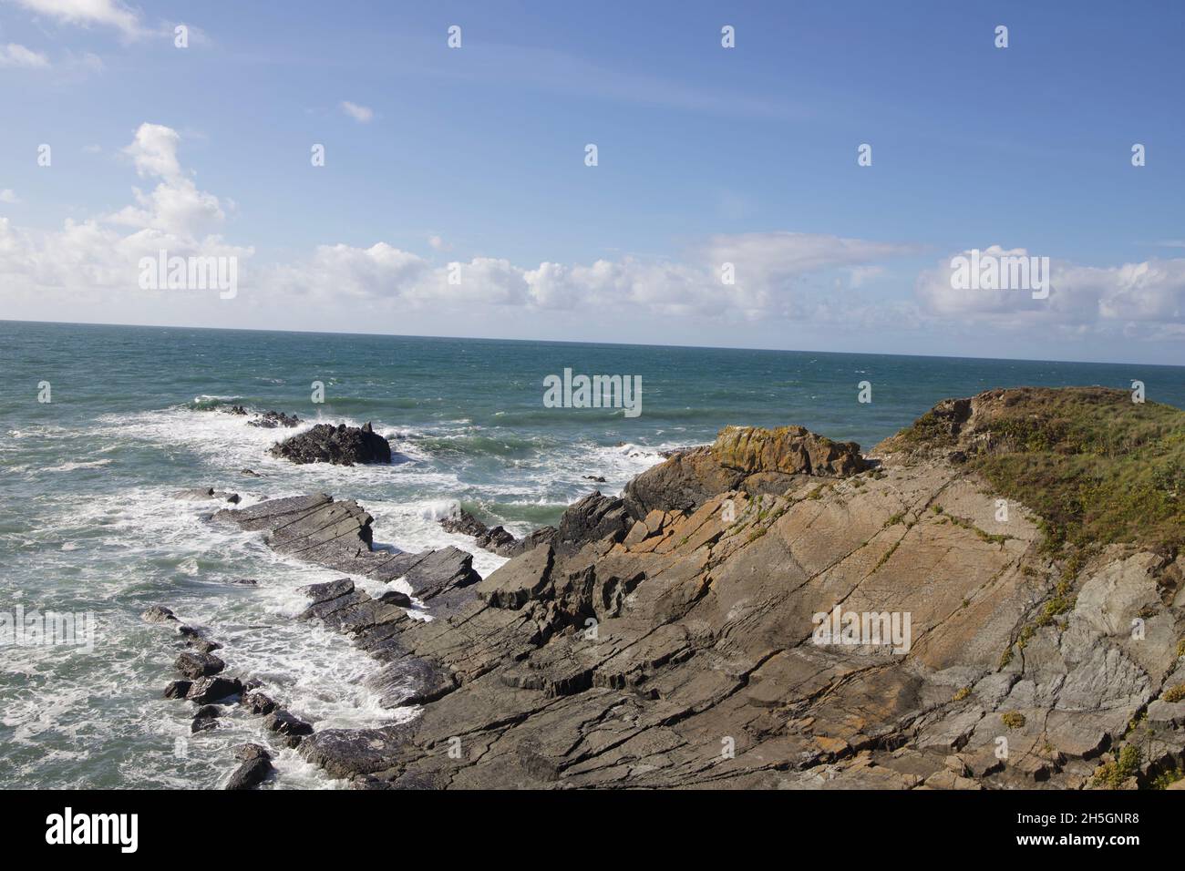 Bideford Quarry skyline Stock Photo - Alamy