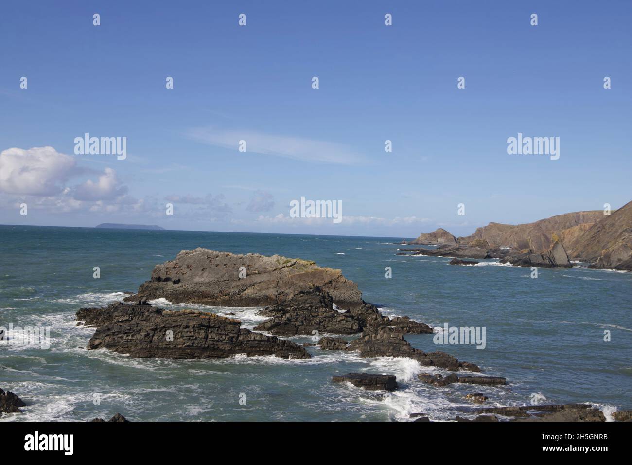 Bideford Quarry skyline Stock Photo - Alamy
