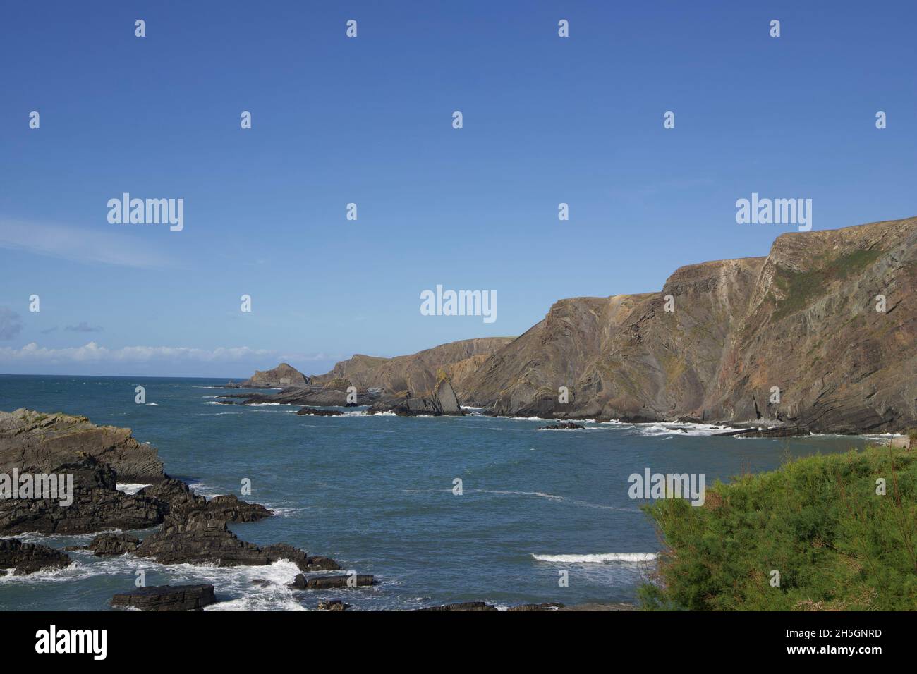 Bideford Quarry skyline Stock Photo - Alamy