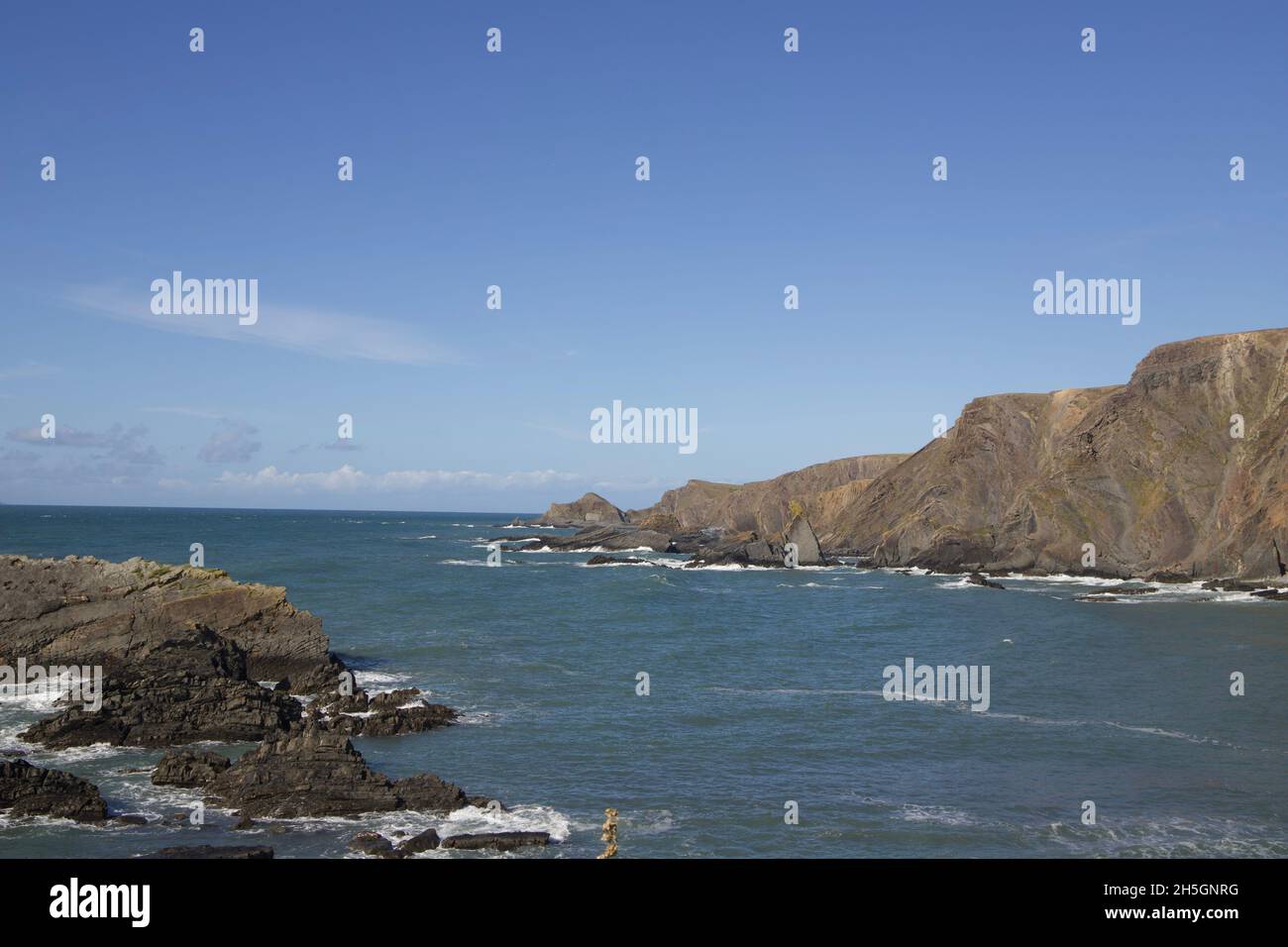 Bideford Quarry skyline Stock Photo - Alamy