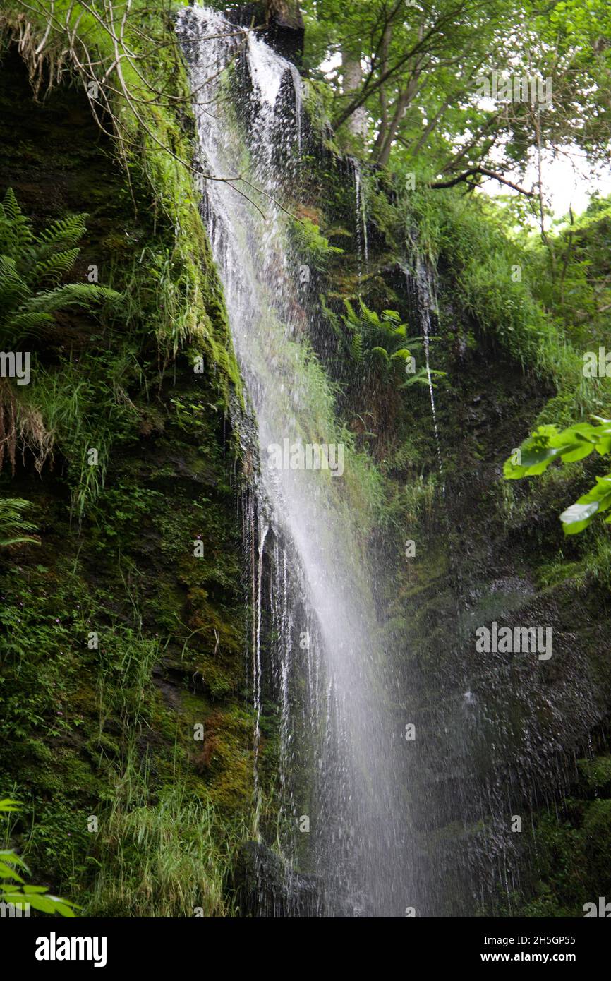Waterfall in Whitby Stock Photo - Alamy