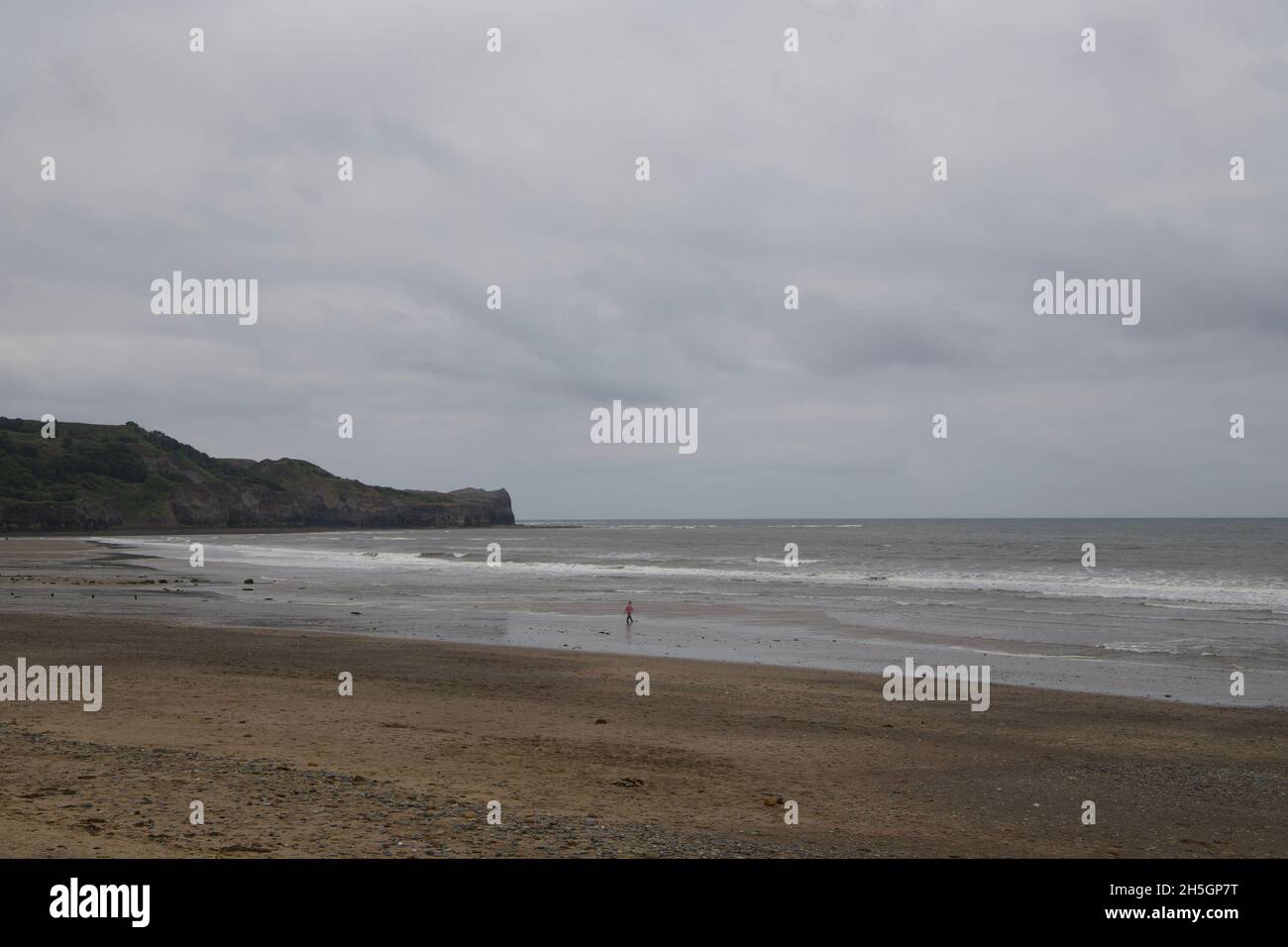 Seaside beach town in Devonshire Stock Photo - Alamy