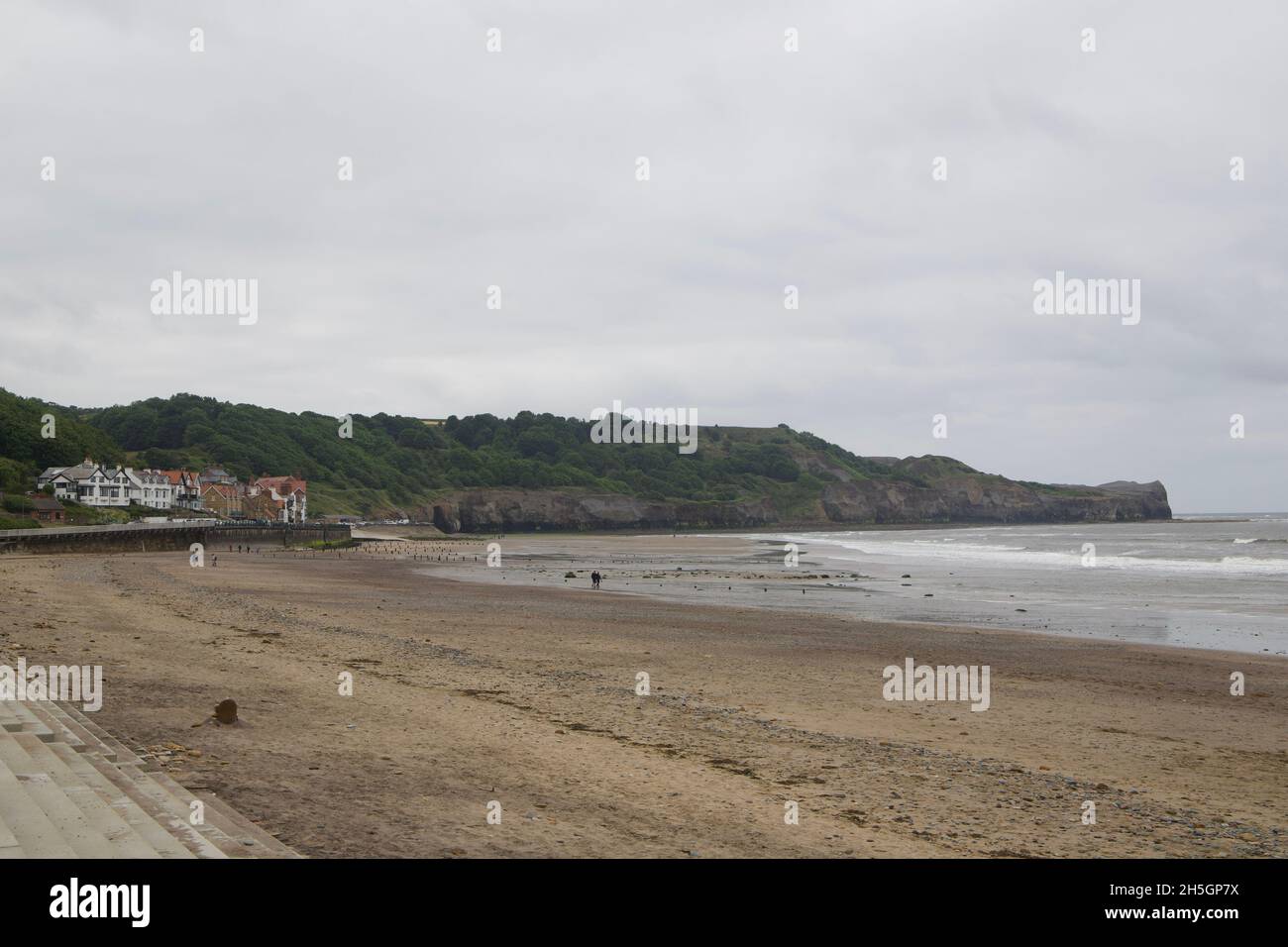 Seaside beach town in Devonshire Stock Photo - Alamy