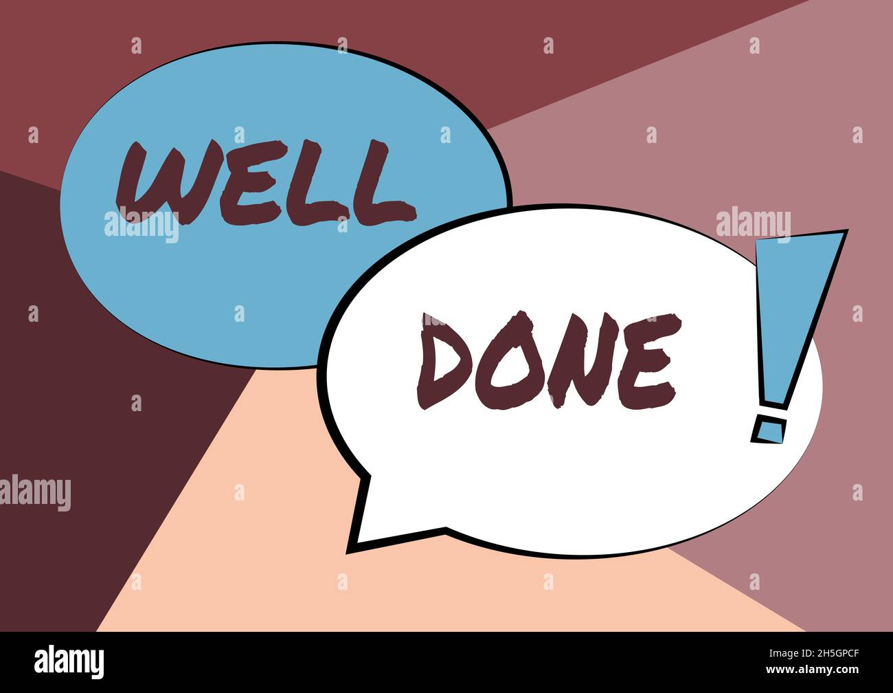 Text caption presenting Well Done. Internet Concept used praising ...