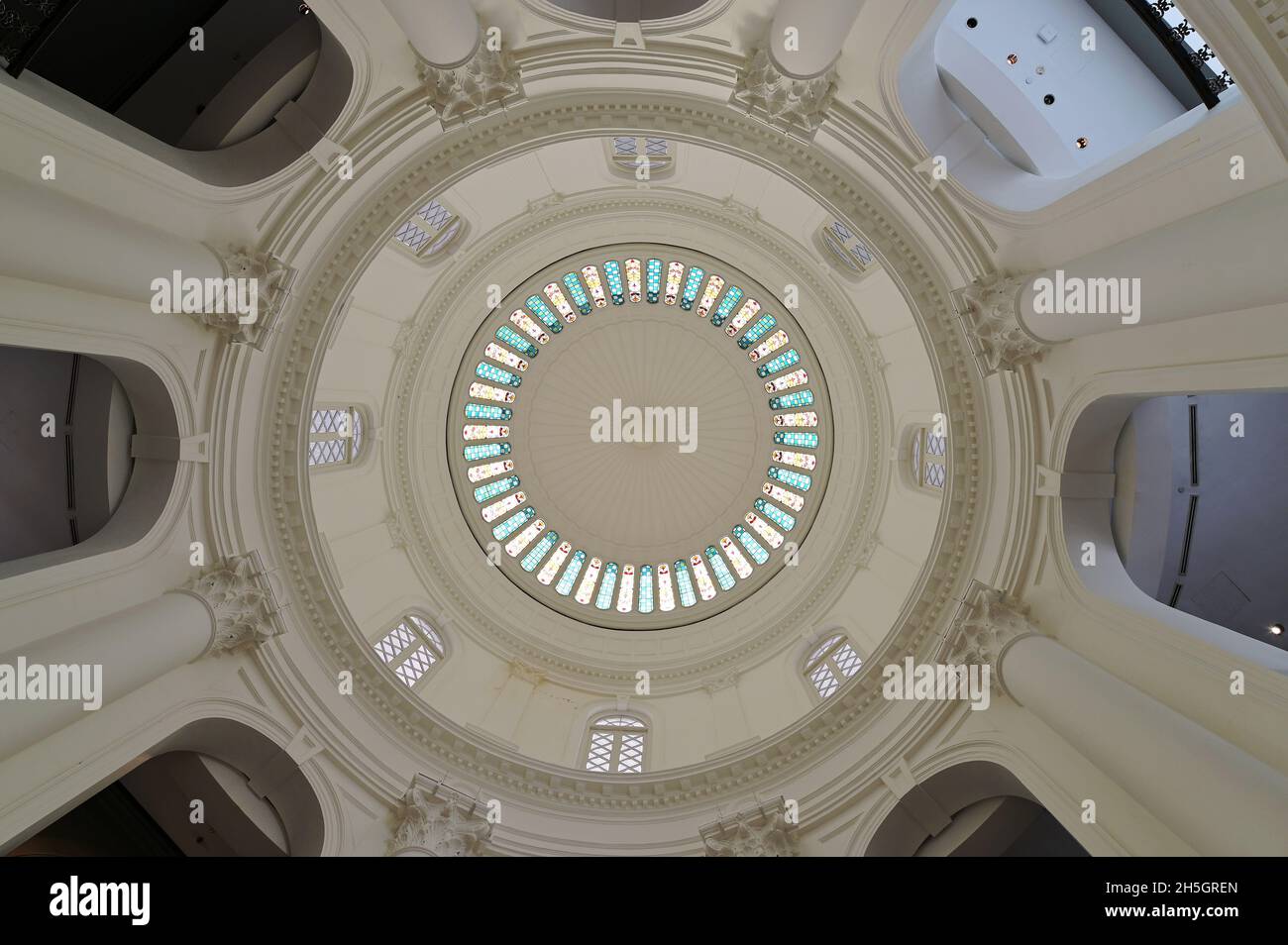 View of main rotunda, National Museum of Singapore, the country's ...