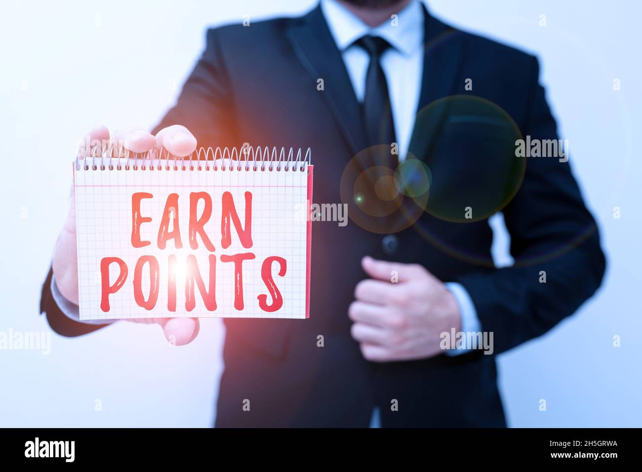 Conceptual display Earn Points. Business idea collecting scores in ...