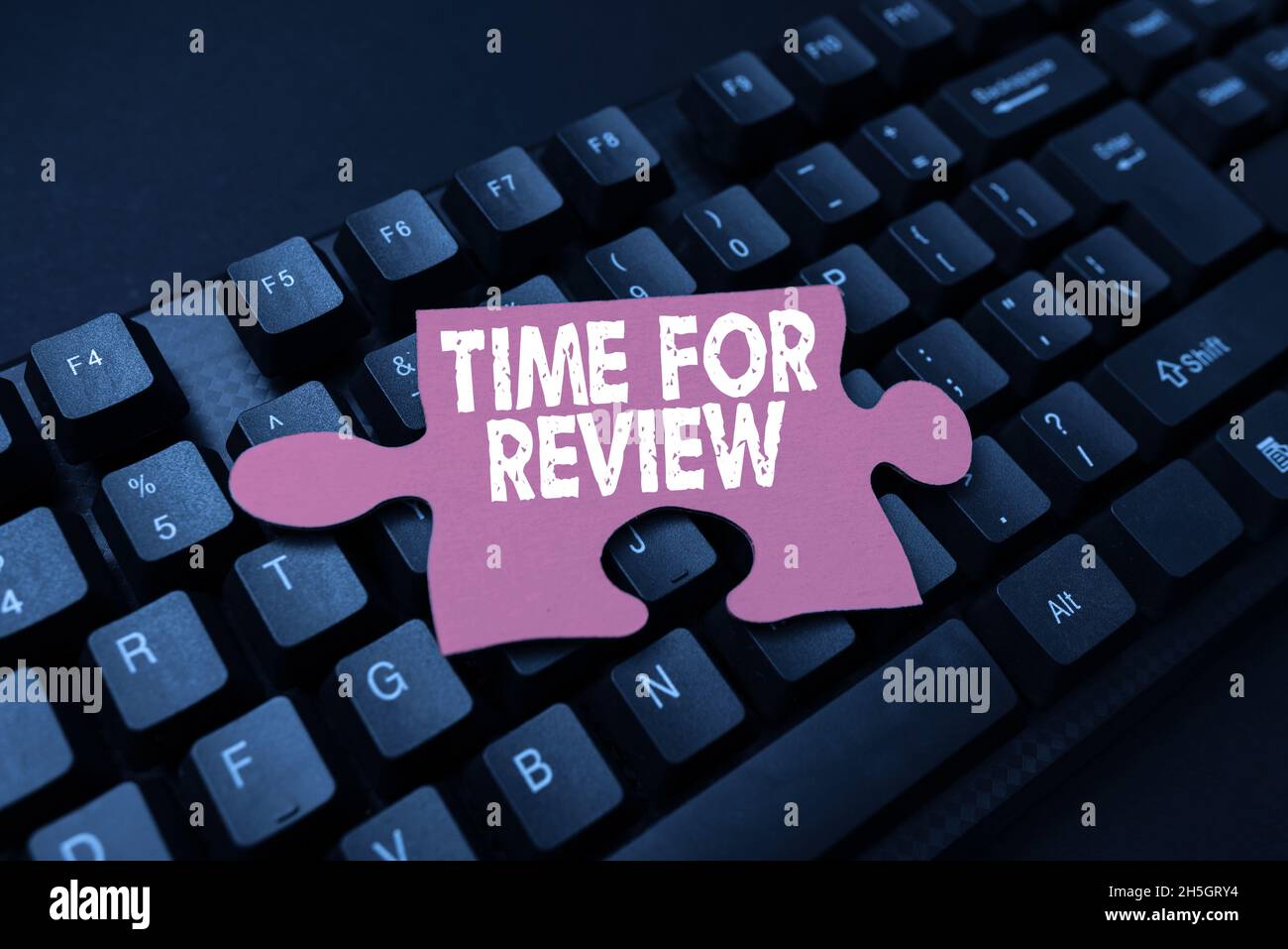 Text showing inspiration Time For Review. Word Written on review of a ...