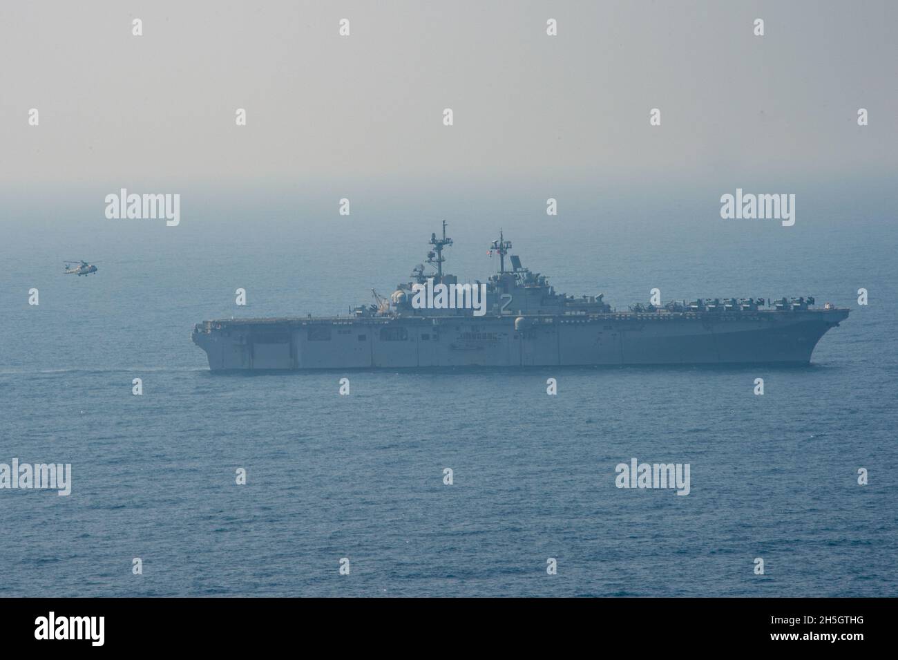 GULF OF OMAN (Nov. 8, 2021) Royal Navy Merlin Mk4 attached to 845 Naval ...