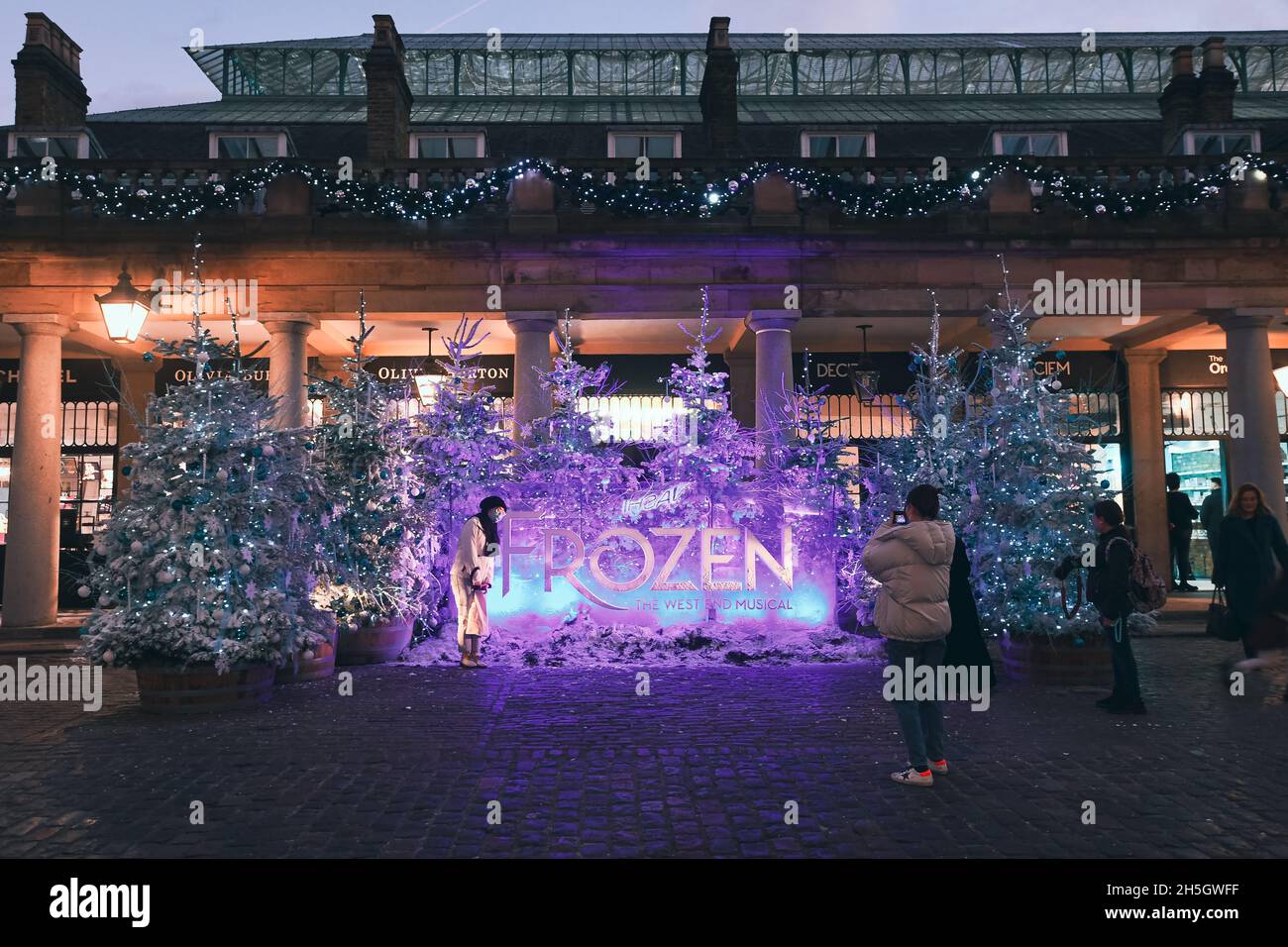 Frozen in Covent Garden, London. Covent Garden has become London’s very ...