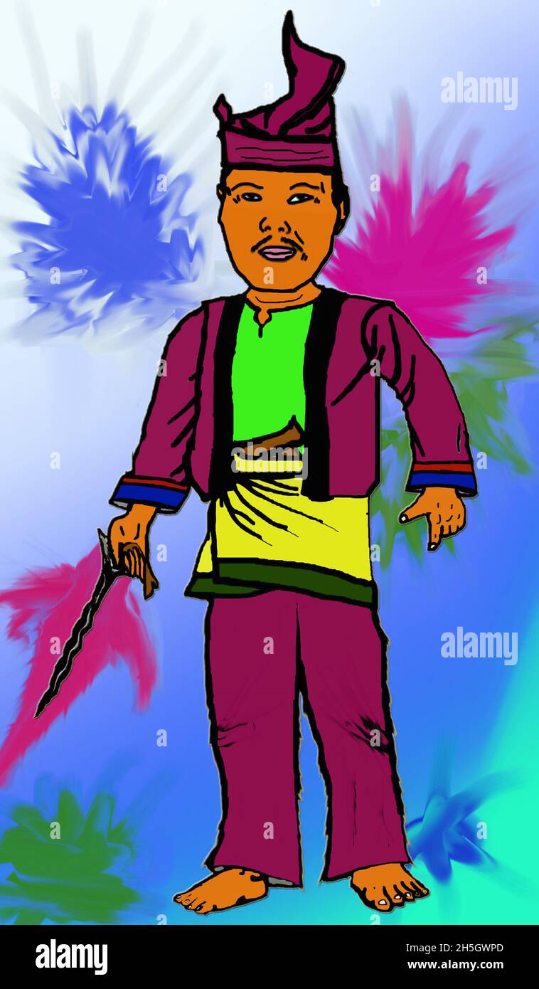 Malay cartoon hi-res stock photography and images - Alamy