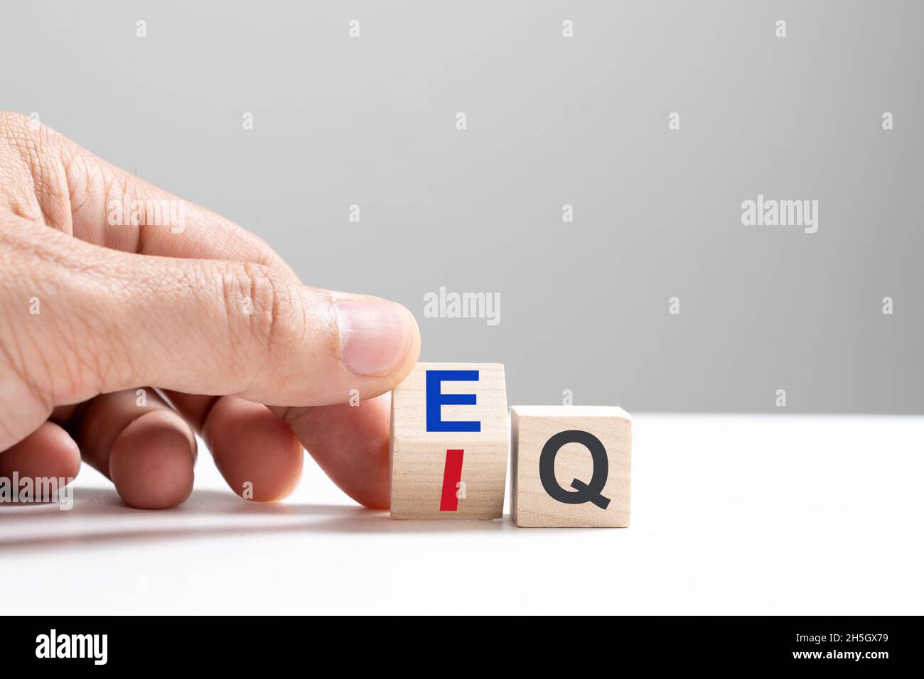EQ and IQ concept Stock Photo - Alamy