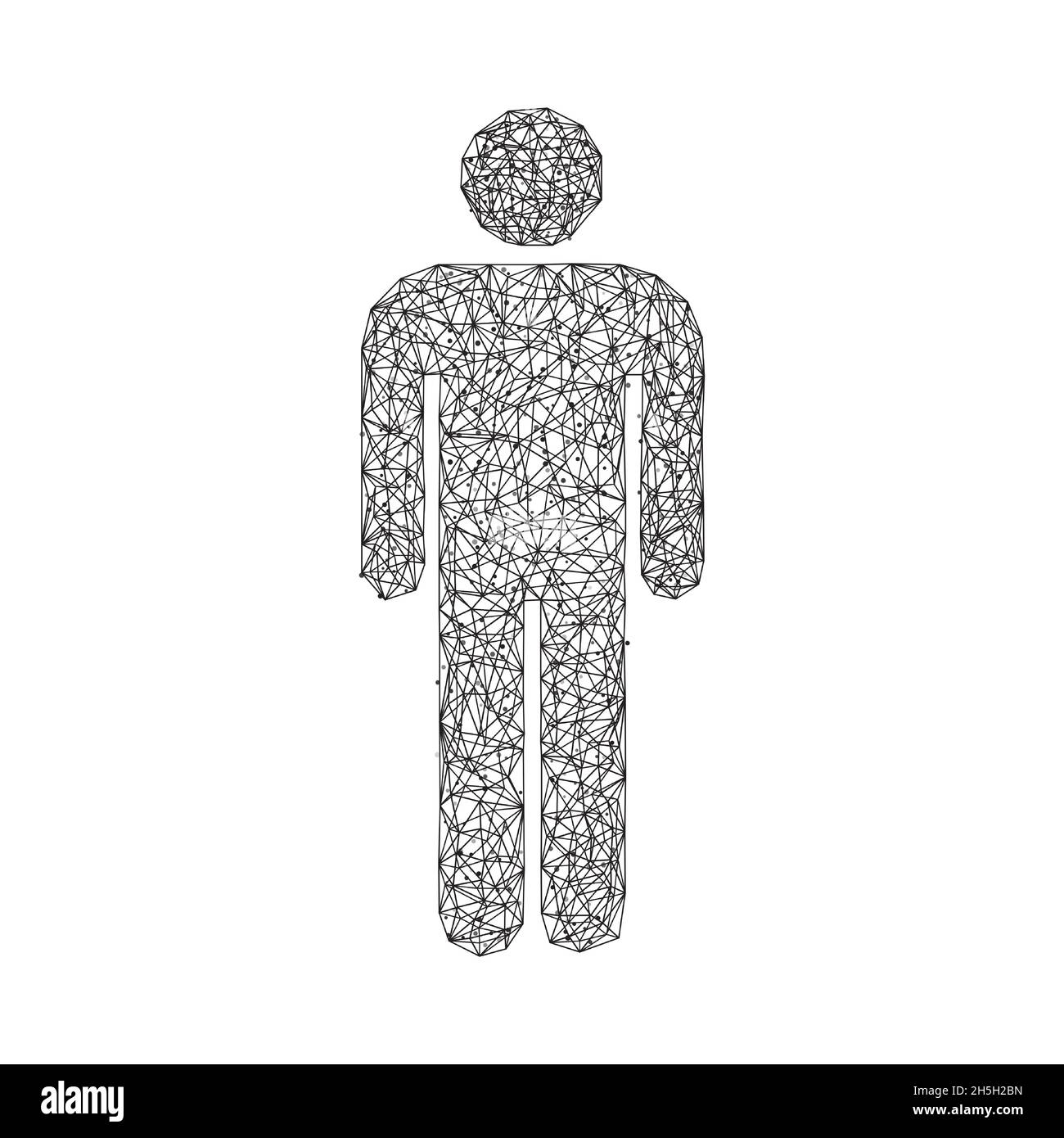 Person points vector vectors hi-res stock photography and images - Alamy