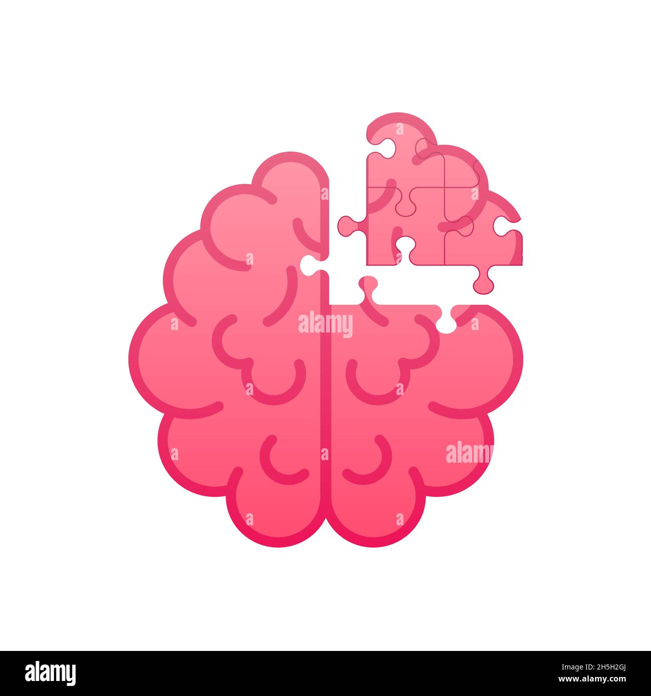 Human brain icon. Thinking process, brainstorming, good idea, brain ...