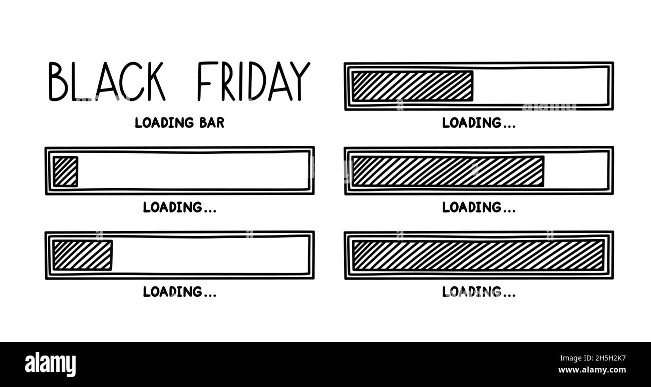 Weekend loading bar. Infographics design element with status of sale ...