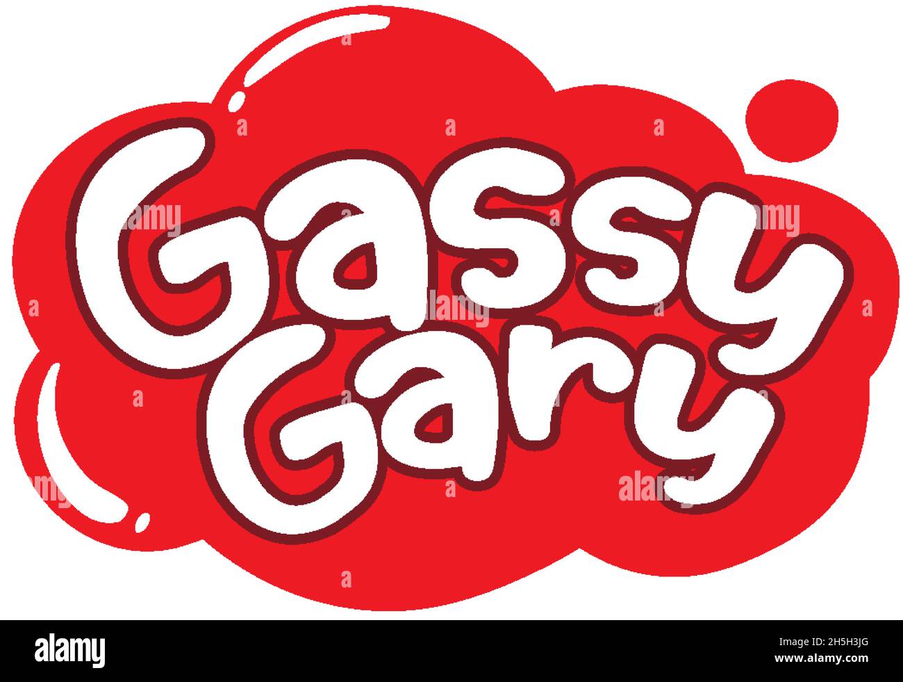 Gassy Gary logo text design illustration Stock Vector Image & Art - Alamy