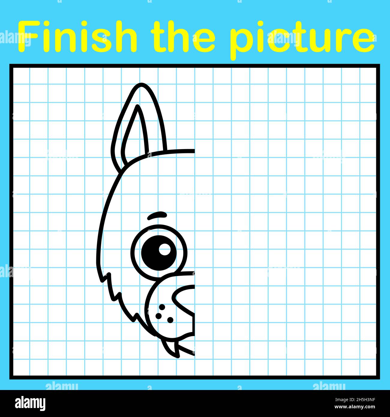 Complement the wild with a symmetrical picture and paint it. A simple ...