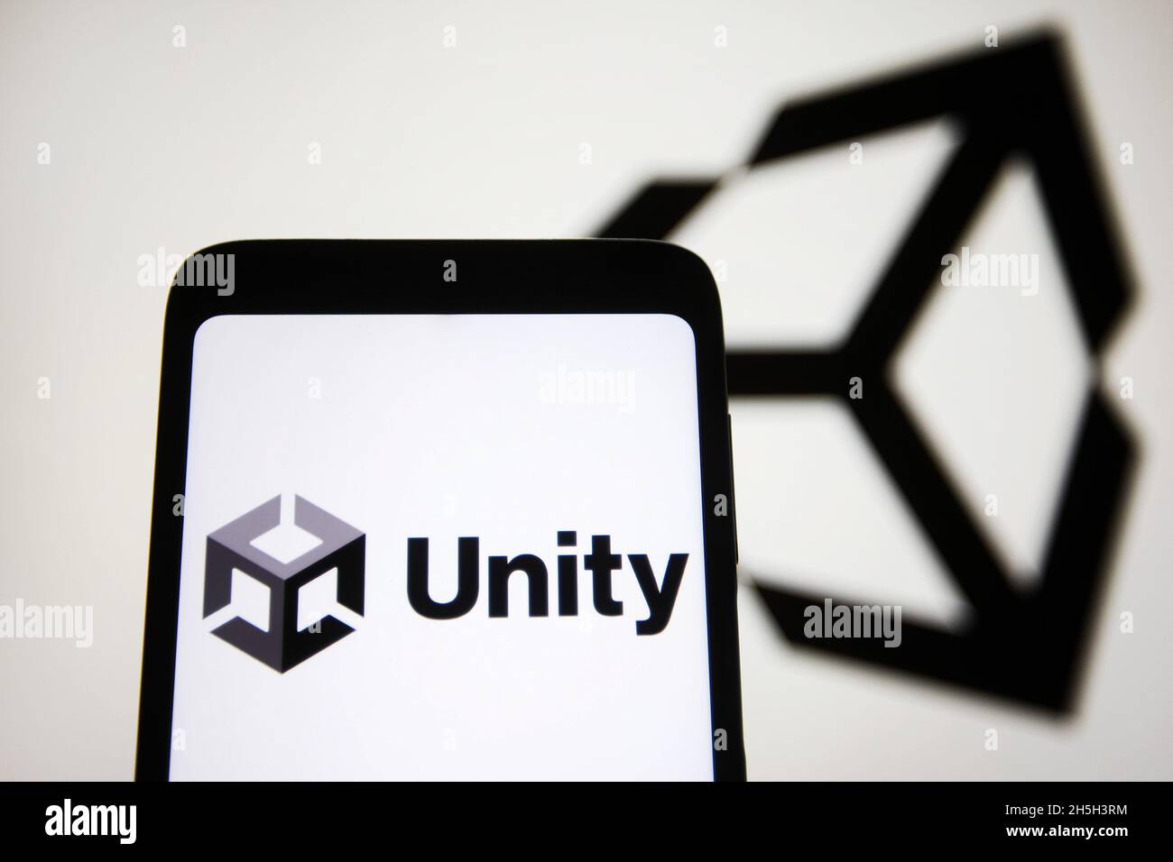 Ukraine. 10th Nov, 2021. In this photo illustration, the Unity ...