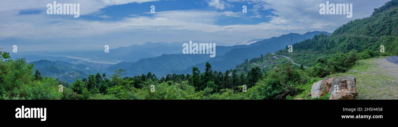 Bhutan landscape sunset hi-res stock photography and images - Alamy