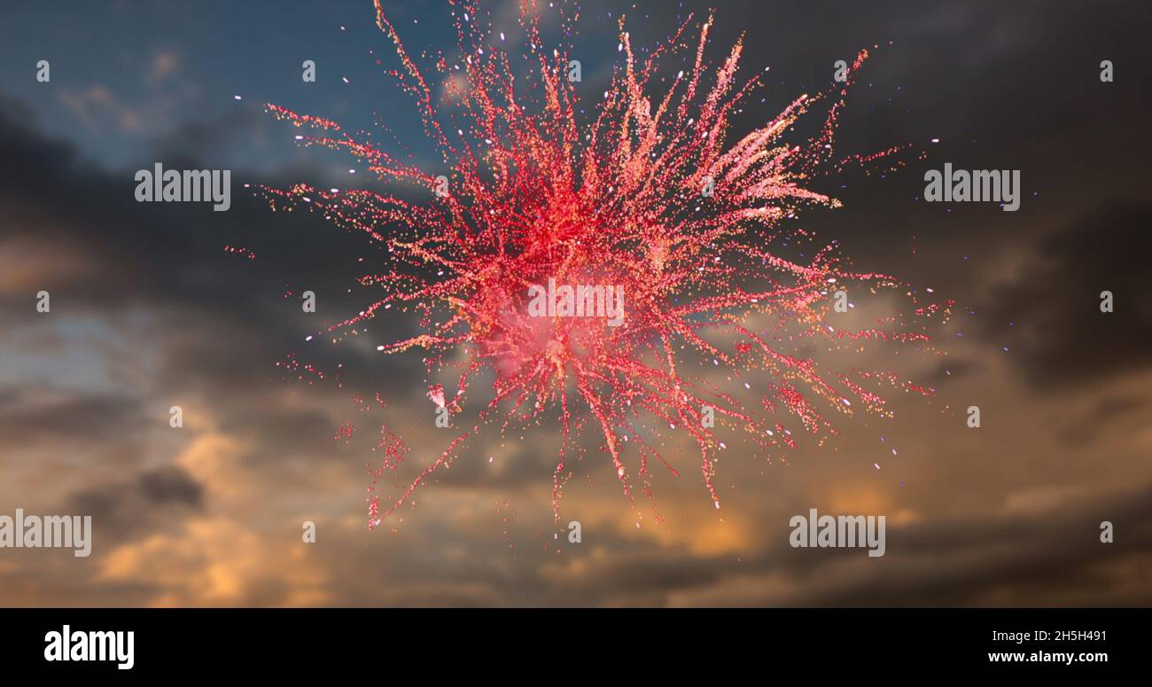 Color explosion sunset hi-res stock photography and images - Alamy