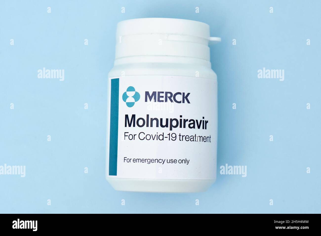 Tashkent, Uzbekistan - November 9, 2021: Molnupiravir - first approved ...