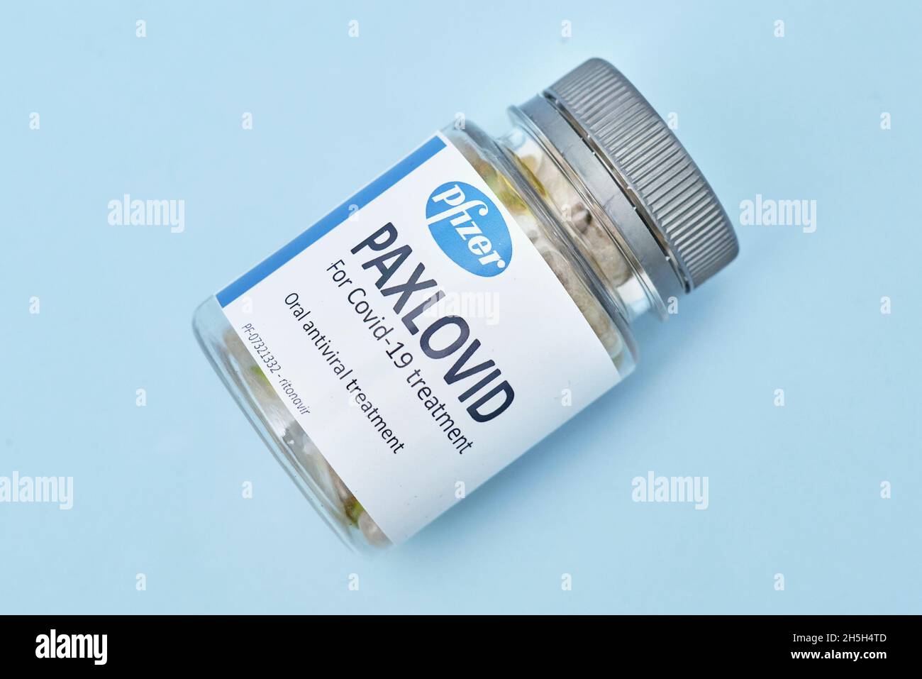 Tashkent, Uzbekistan - November 9, 2021: PF-07321332 or Paxlovid - new ...