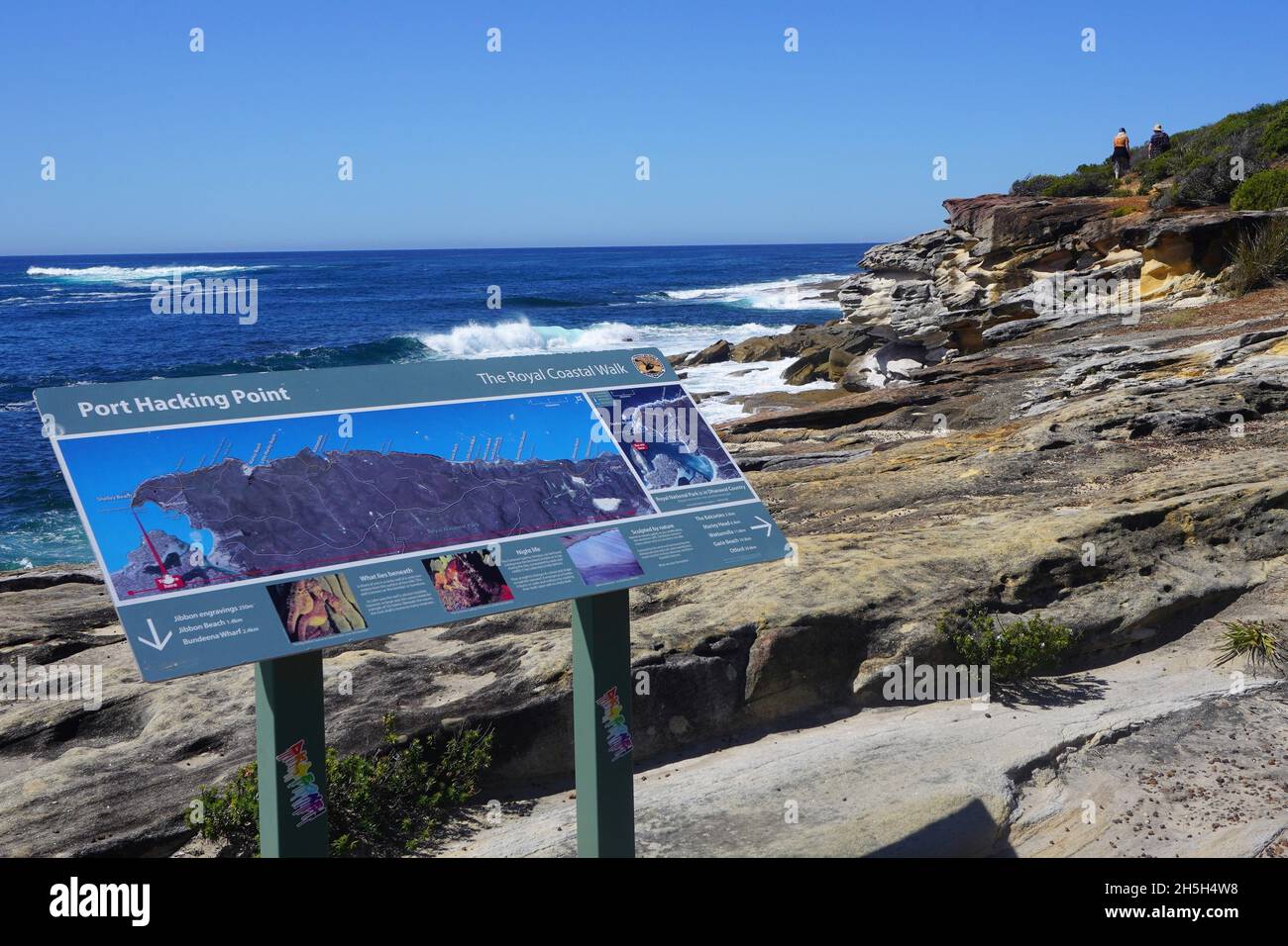 Coastal Scenery at Port Hacking Point in the Royal National Park of New ...