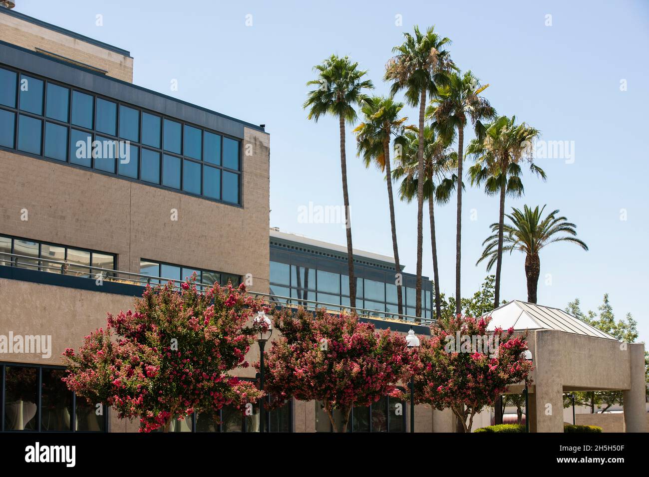 Daytime view of the skyline of Merced, California, USA Stock Photo - Alamy