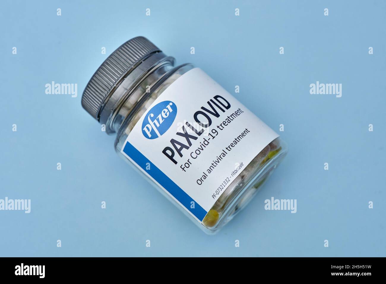 Tashkent, Uzbekistan - November 9, 2021: PF-07321332 or Paxlovid - new ...