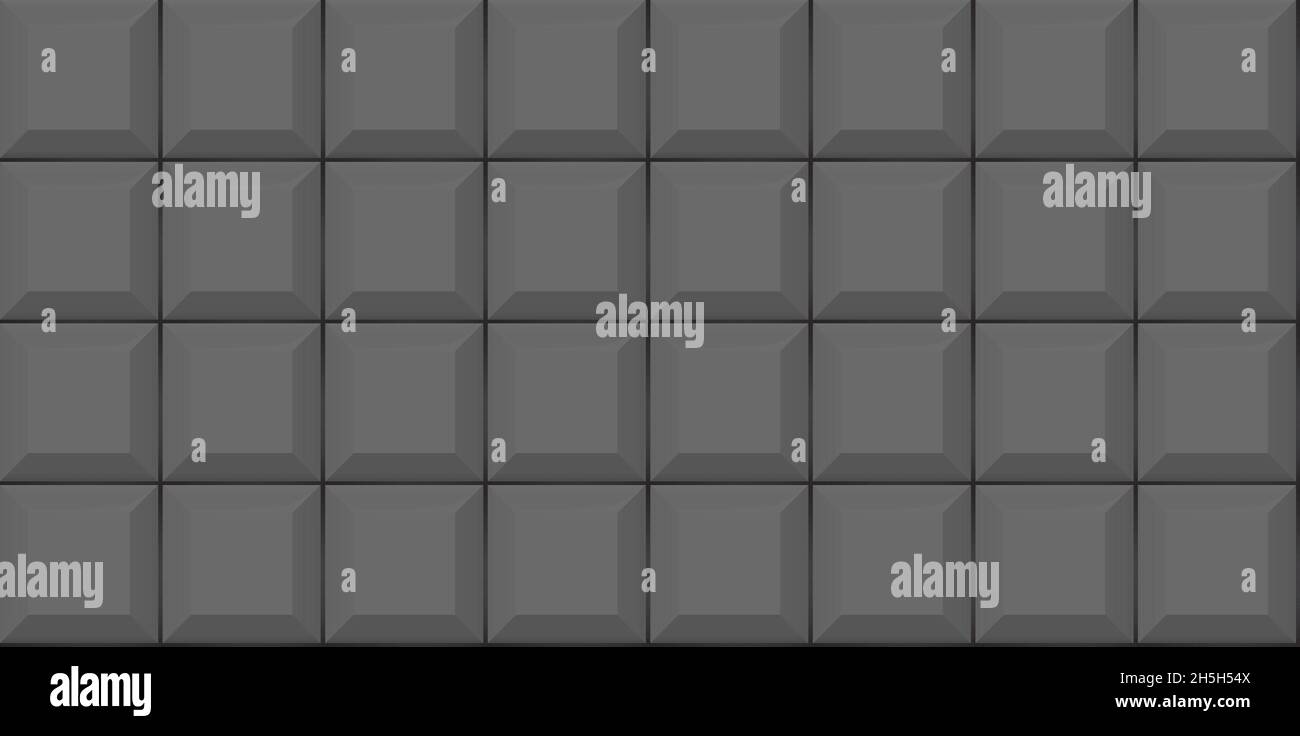 Gray Subway tile seamless pattern. Wall with brick texture. Vector ...