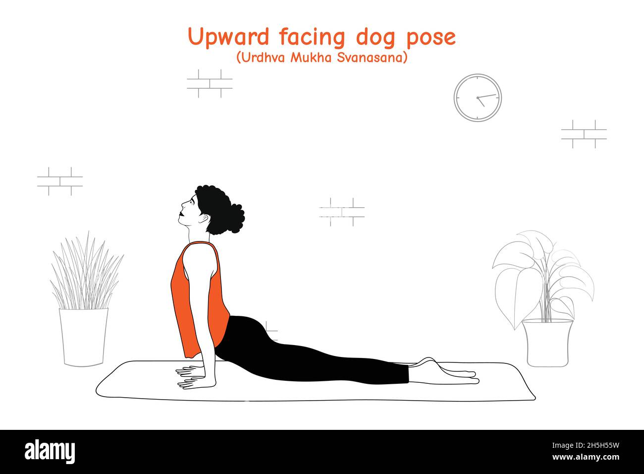 Facing pose Stock Vector Images - Alamy