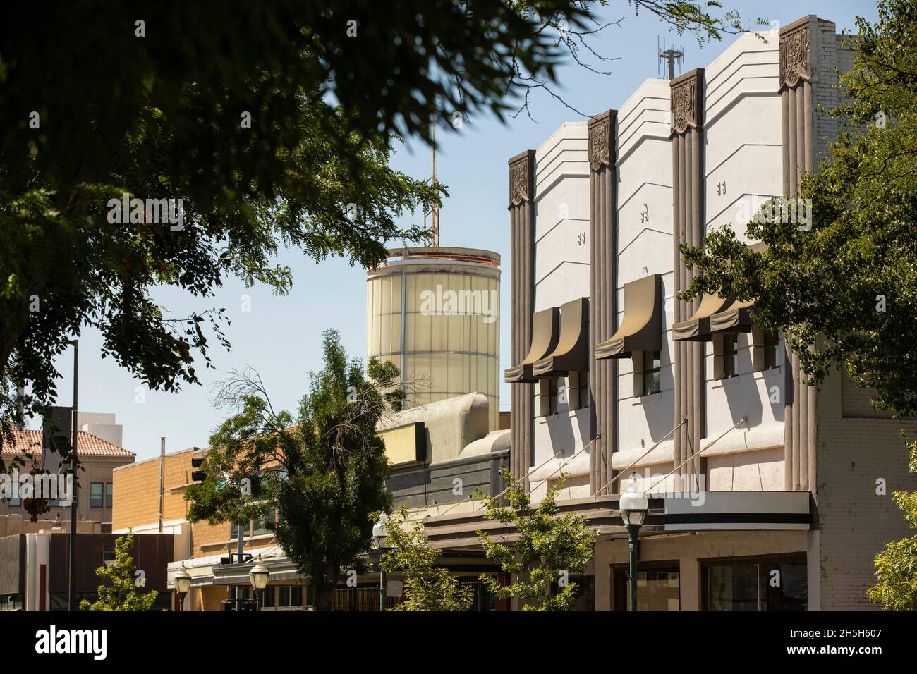 Daytime view of the skyline of Merced, California, USA Stock Photo - Alamy