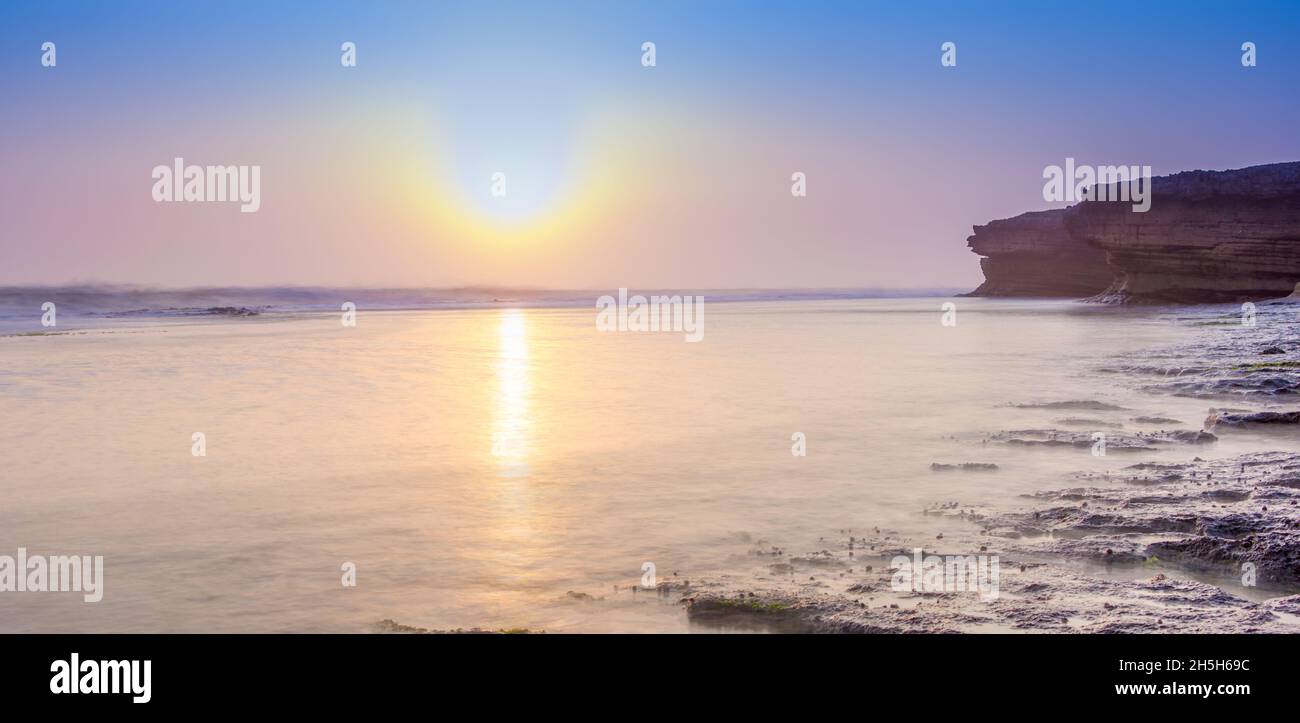 Sunset At Gebanshah Beach, Mangrol - Gujarat Stock Photo - Alamy