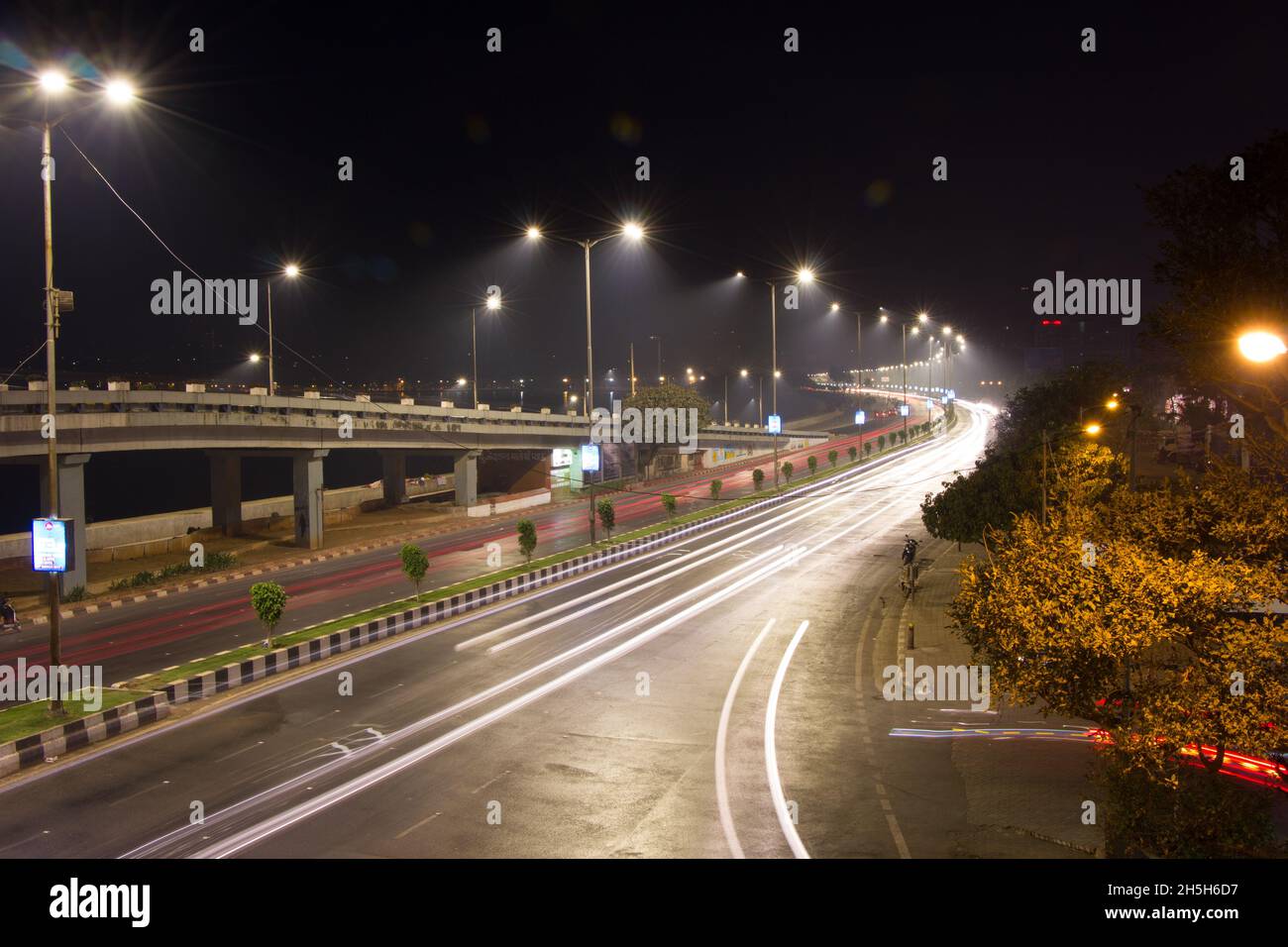 MarineDrive At Night, Mumbai India Stock Photo - Alamy