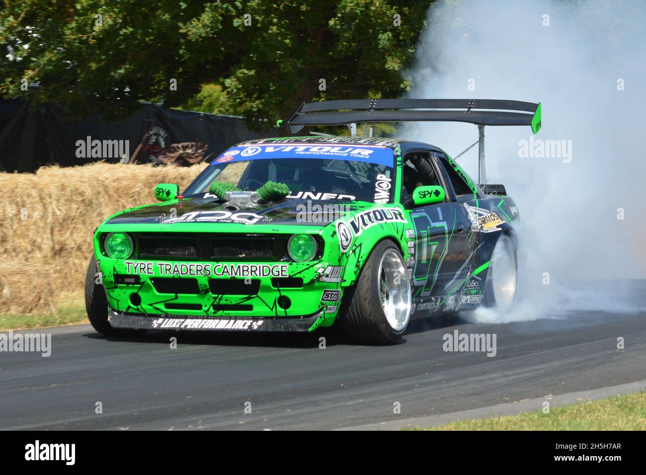 Jase Brown driving the 07Frankenstein Nissan s13. Powered by a ...