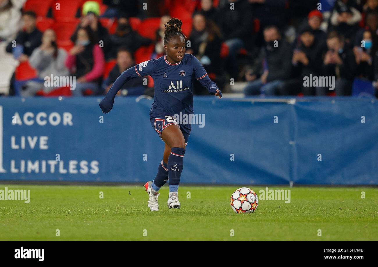 Paris, France. November 9 2021, Sandy BALTIMORE of PSG In action during ...