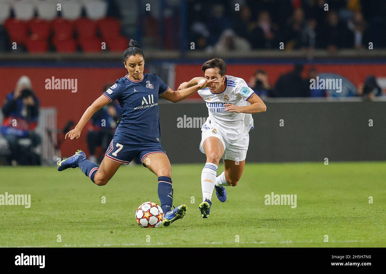 Paris, France. November 9 2021, Sakina KARCHAOUI of PSG In action ...