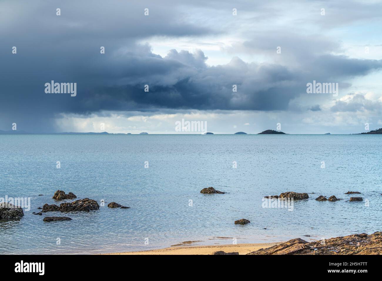 Storm clouds over Torres Straits, Cape York Peninsula, Queensland ...