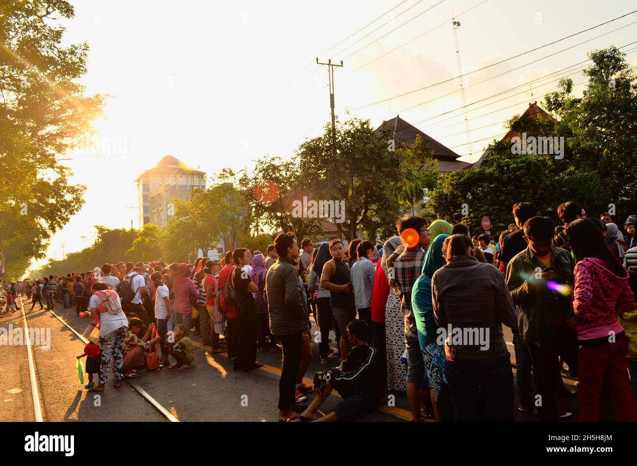 Solo Batik Carnival event held on Jalan Slamet Riyadi, Solo, Central ...