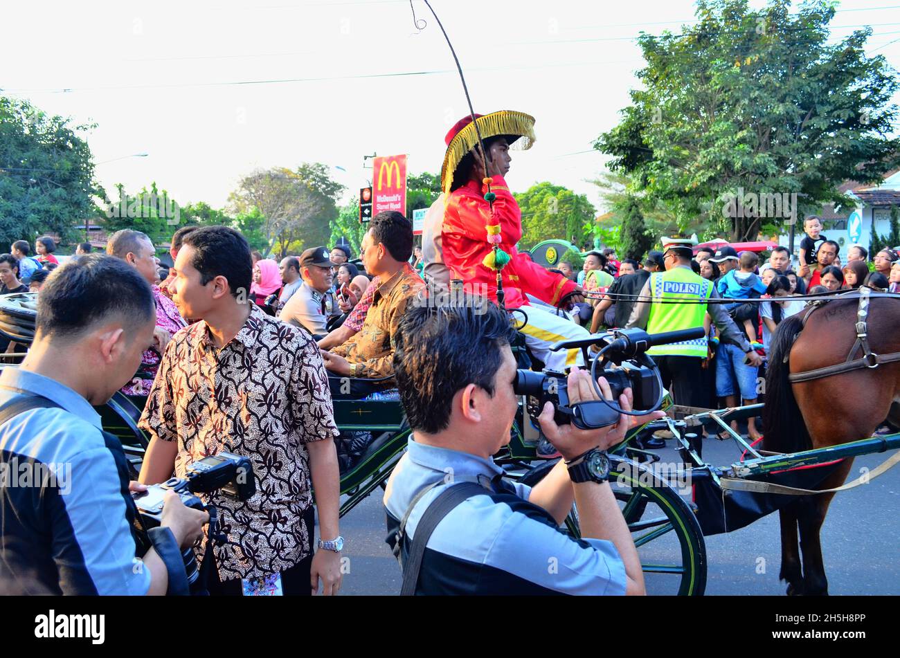 Solo Batik Carnival event held on Jalan Slamet Riyadi, Solo, Central ...