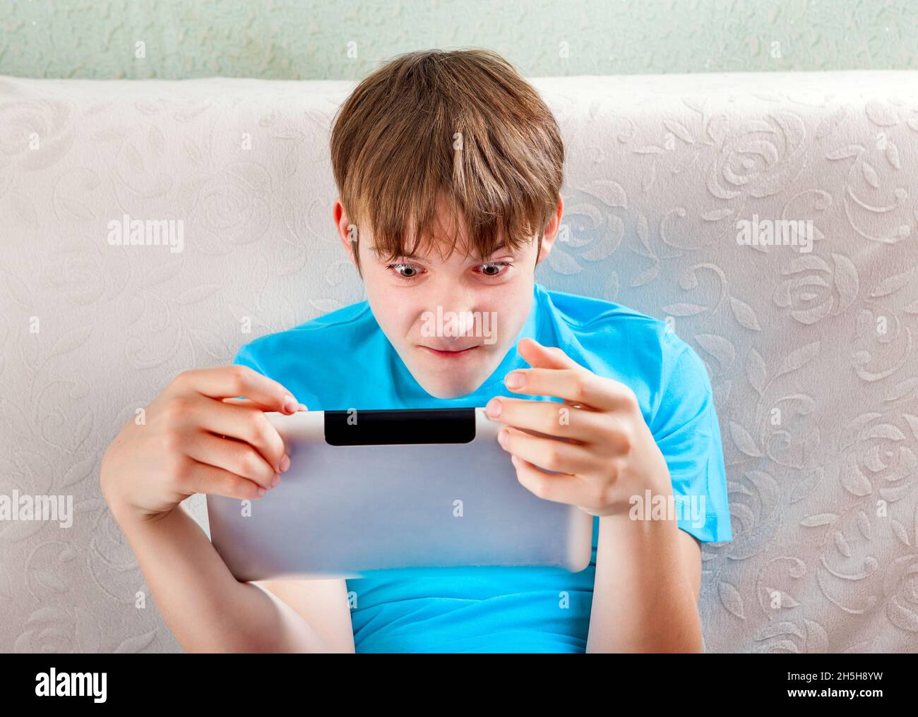 Grumpy teenager hi-res stock photography and images - Alamy