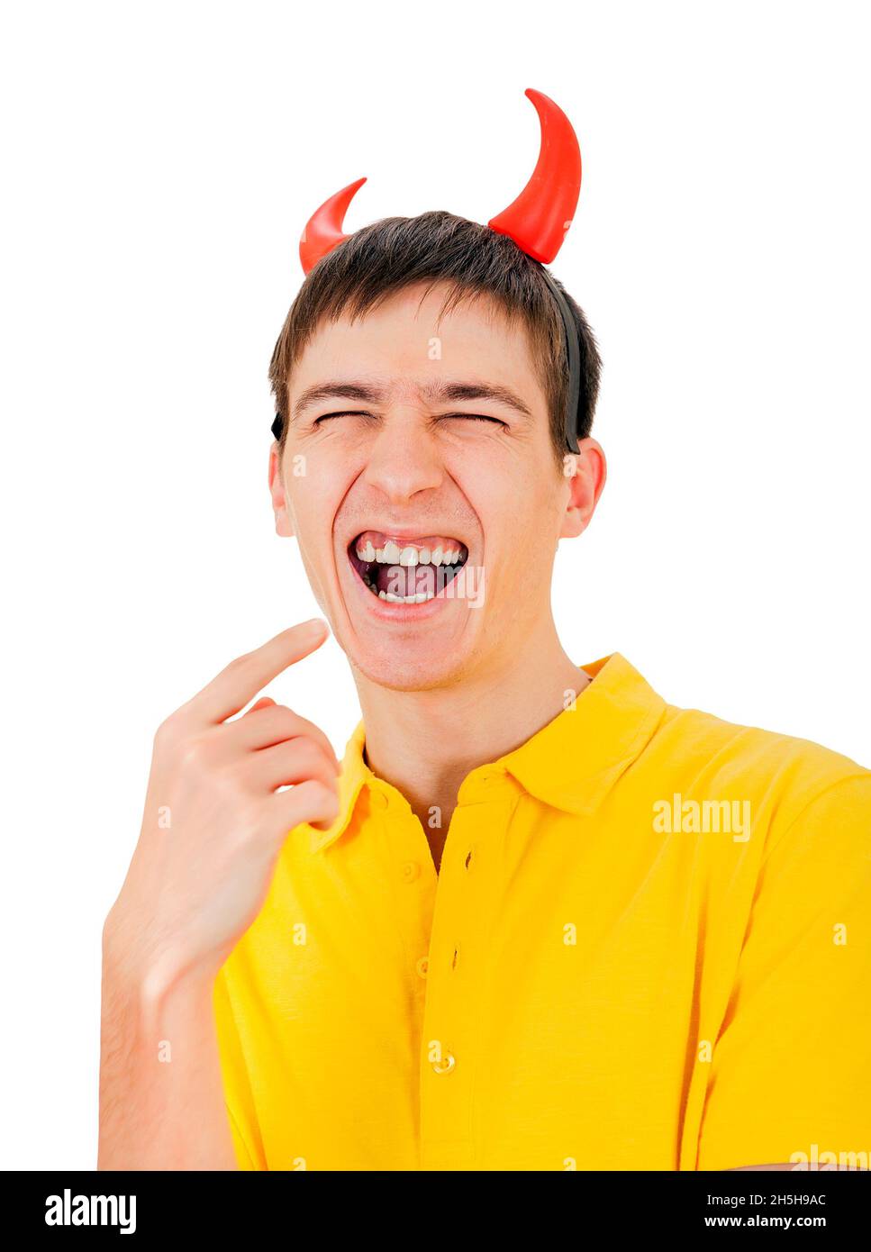 Devil is laughing hi-res stock photography and images - Alamy