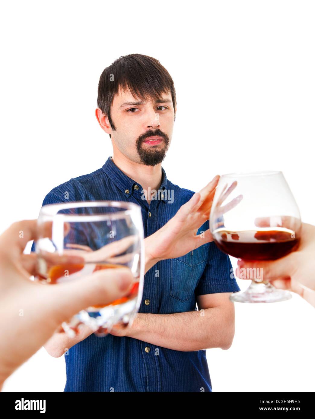 Refuse alcohol hi-res stock photography and images - Alamy