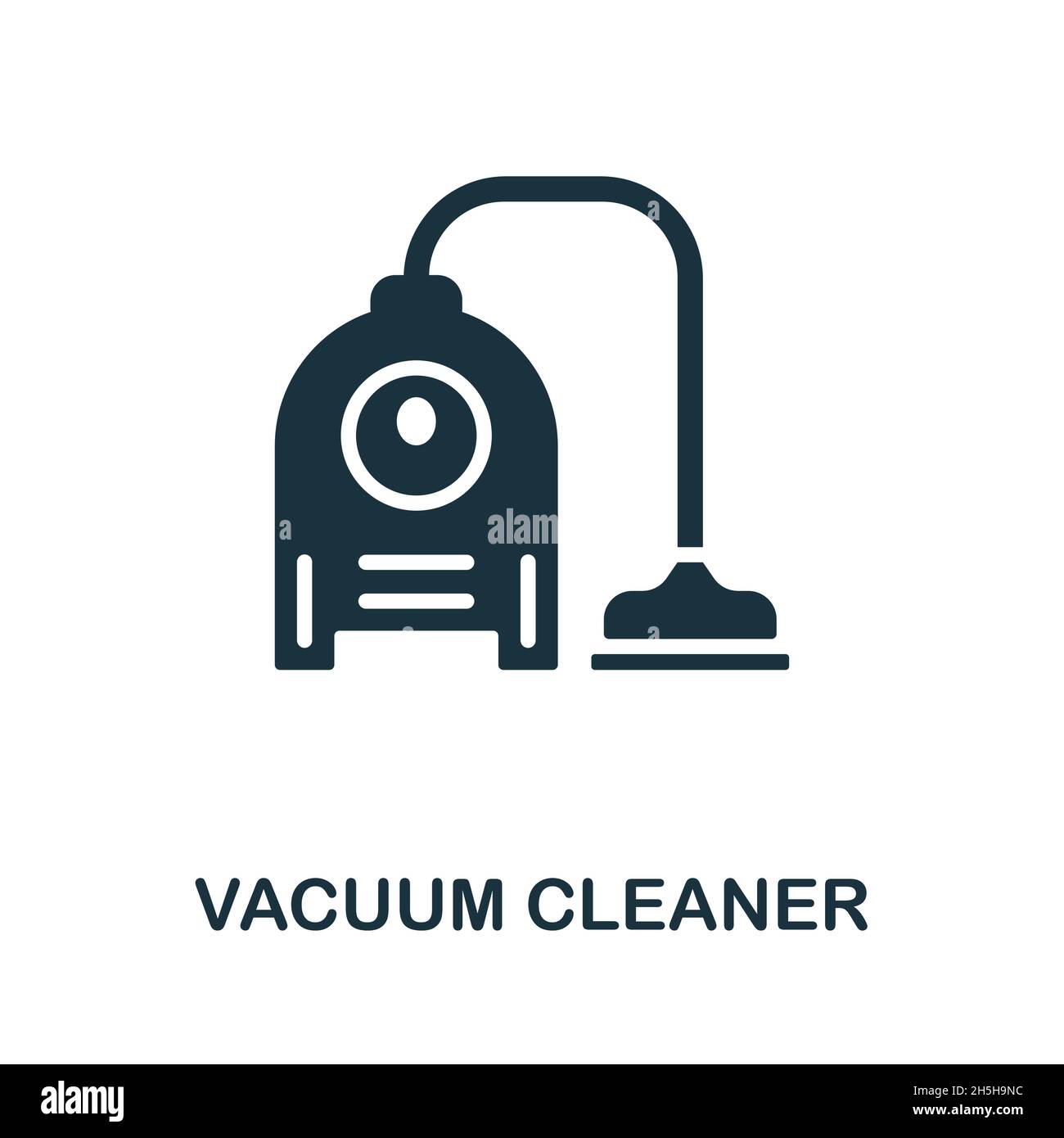 Vacuum Cleaner icon. Monochrome sign from cleaning collection. Creative ...