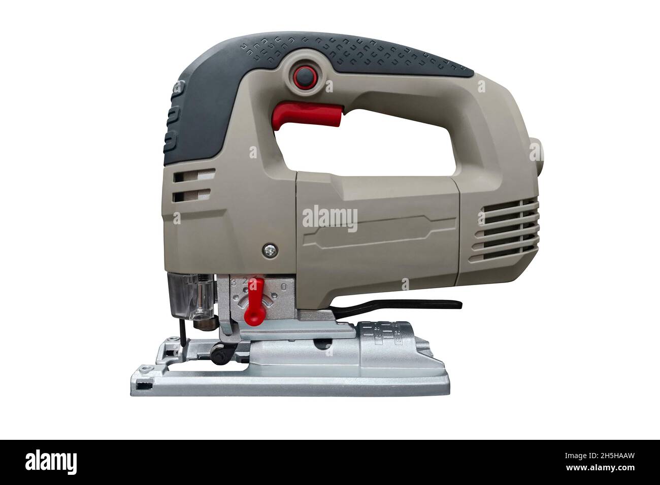 A jigsaw power tool isolated on white background. Electric jig saw ...