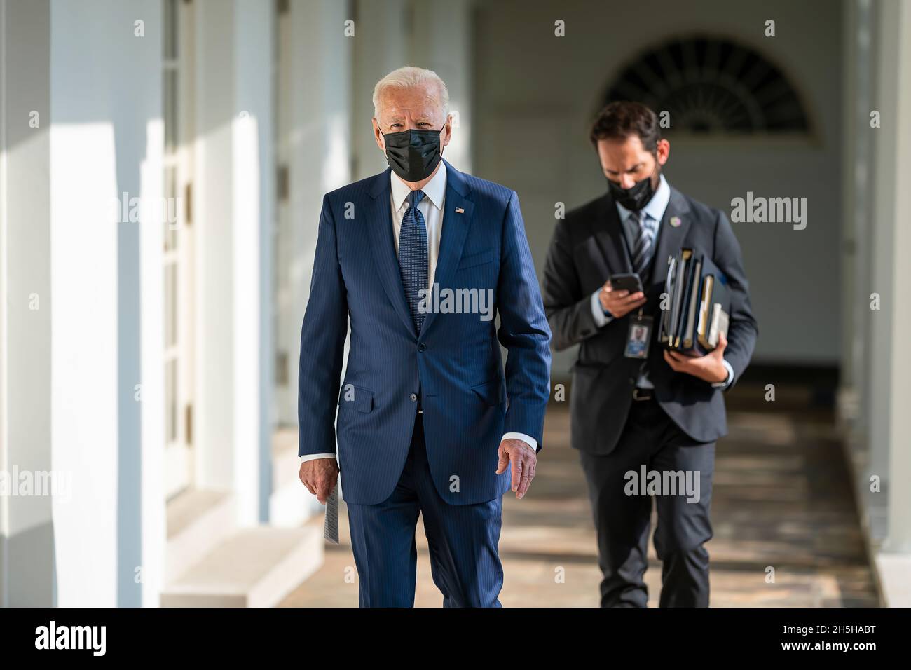 President Joe Biden and Personal Aide to the President Stephen Goepfert ...